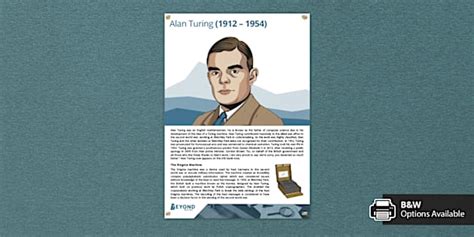 👉 Alan Turing Poster Classroom Display Beyond Maths