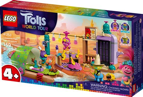 Best Buy Lego Trolls World Tour Lonesome Flats Raft Adventure 41253