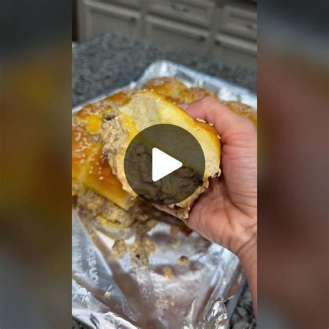 Tiktok · Katherine Salom Burger Recipes Cheeseburger Sliders Recipes