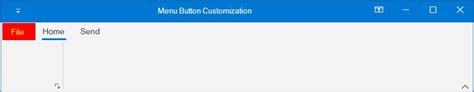 Backstage In Windows Forms Ribbon Control Syncfusion
