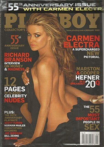 Playboy Magazine 55th Anniversary Issuejanuary 2009carmen Import It All
