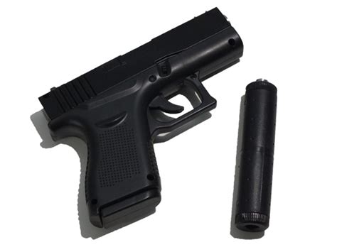 "Пистолет GLOCK" - металлический пистолет с пульками для мальчиков с ...