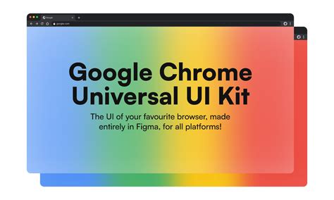 Google Chrome Universal UI Kit Figma