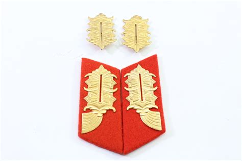 Gdr Nva Sleeve Patches For Generals Uniforms And Collar Tabs For The