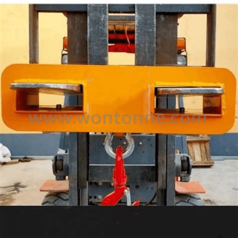 Crane Hook Forklift Attachment