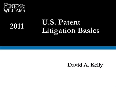 Us Patent Litigation Presentation 2011 Ppt