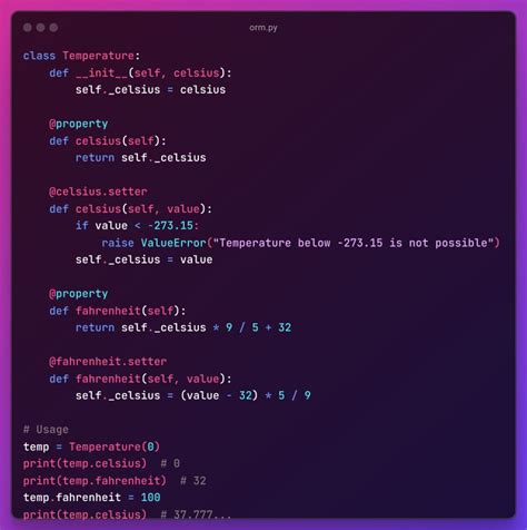 Mixomate On Linkedin Python Property Decorators Use Property To