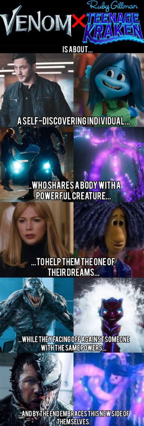 The Similarities Between Venom And Ruby Gillman By Metalsonicforces On Deviantart