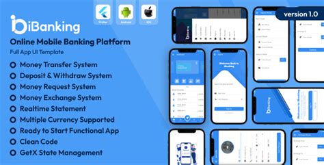 Ibanking Online Mobile Banking Platform Flutter App Codemarket