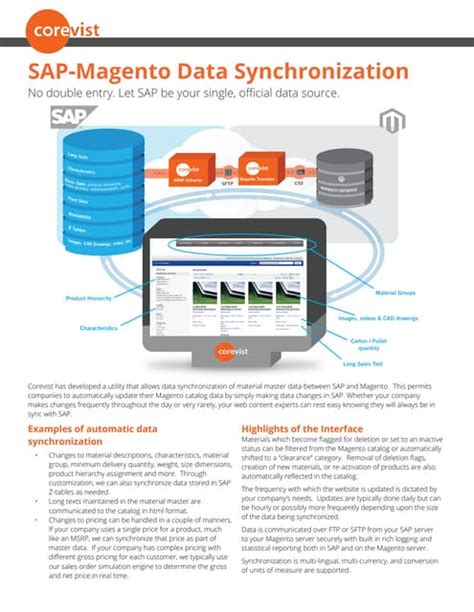 synchronizing sap material master with magento storefronts pdf