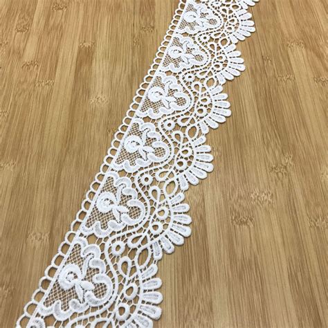 White Cotton Lace Trim