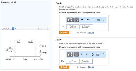 Solved Problem Part B Find The Capacitive Reactance Chegg