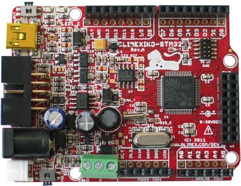 Olimex OLIMEXINO STM ARDUINO MAPLE Like Board With STM F RBT DarkOct