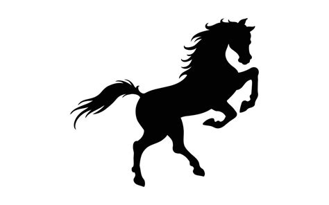 Caballo Silueta Arte Ilustración 47803981 Vector En Vecteezy