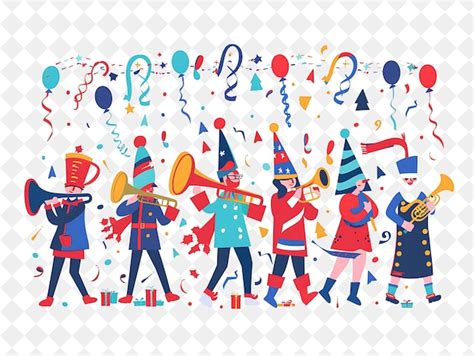 High Quality Parade Clip Art For Celebrations And Creative Projects