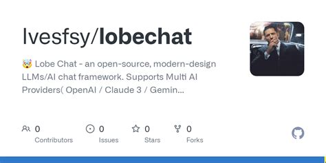 Github Ivesfsy Lobechat Lobe Chat An Open Source Modern Design Llms Ai Chat Framework