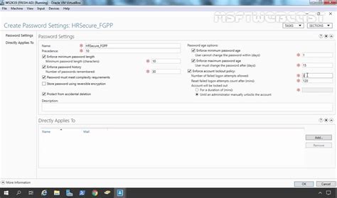 How To Configure Fine Grained Password Policies On Server 2019