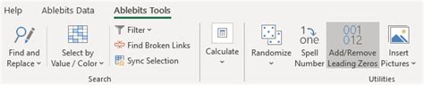 How To Add And Remove Leading Zeros In Excel With Ultimate Suite
