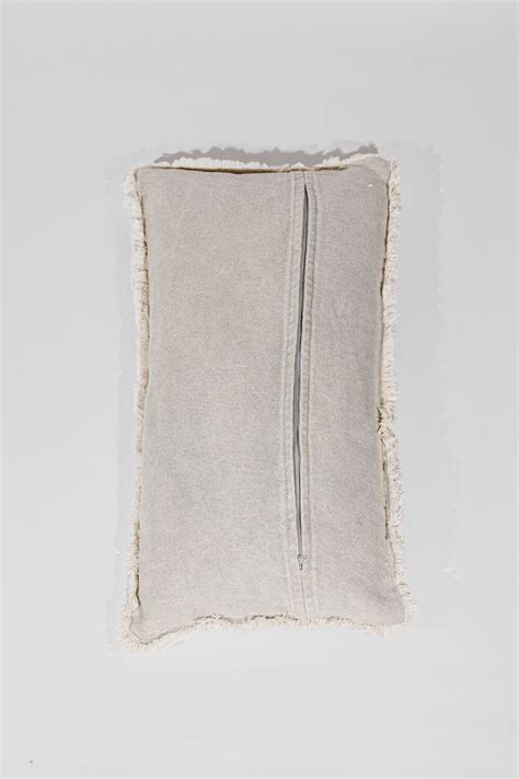 Almohadón Thames Rect Gris Melange Indian