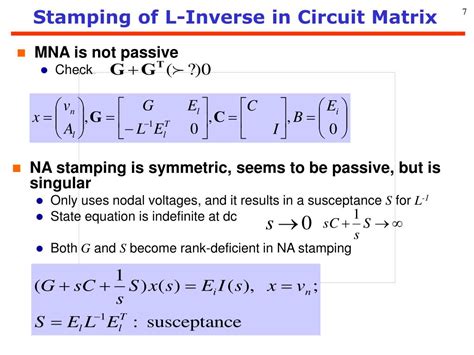 Ppt A Fast Block Structure Preserving Model Order Reduction For Inverse Inductance Circuits