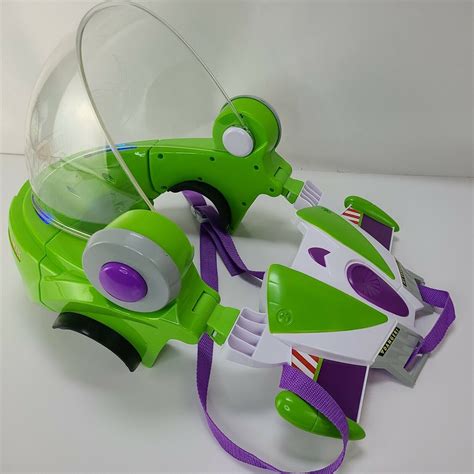 Toy Story Disney Pixar Buzz Lightyear Space Ranger Armor Helmet Jet