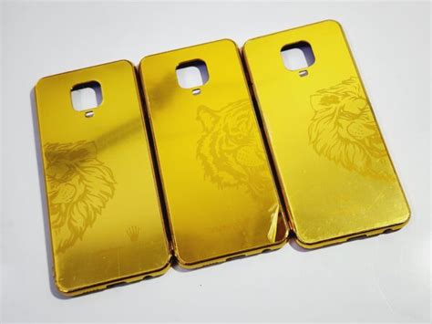 Redmi Note Pro Pro Max Golden Back Cover Bt Limited Edition Store