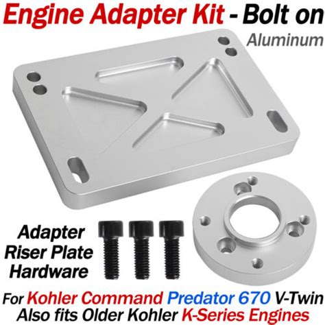 For Kohler Command and Older K-Series Engine to Predator 670 Adapter Kit w Bolts | eBay