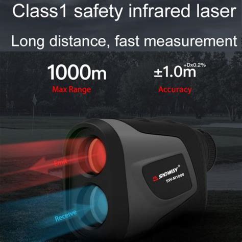 Sndway 골프 거리 측정기 우스꽝스러운 초점 깃대 잠금 장치 6배율 지원 ±1미터 측정 거리 700미터 측정 거리 Kandf Concept