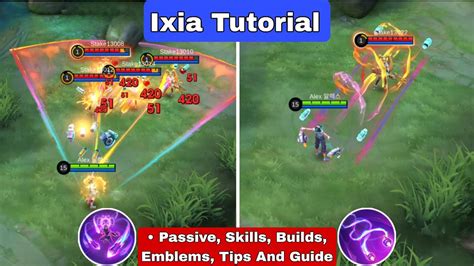 How To Use Ixia Mobile Legends Tips And Guide Ixia Tutorial Youtube