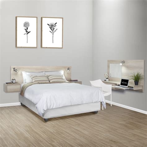 Headboard And Pedestals Floating Headboard Luxurious Designs