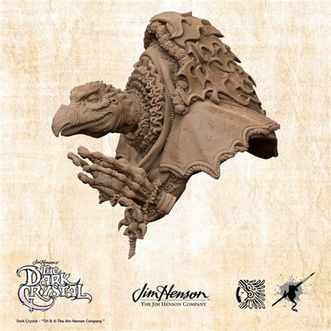 Brokentoad 110 Skeksil The Chamberlain Bust Dark Crystal Cristal
