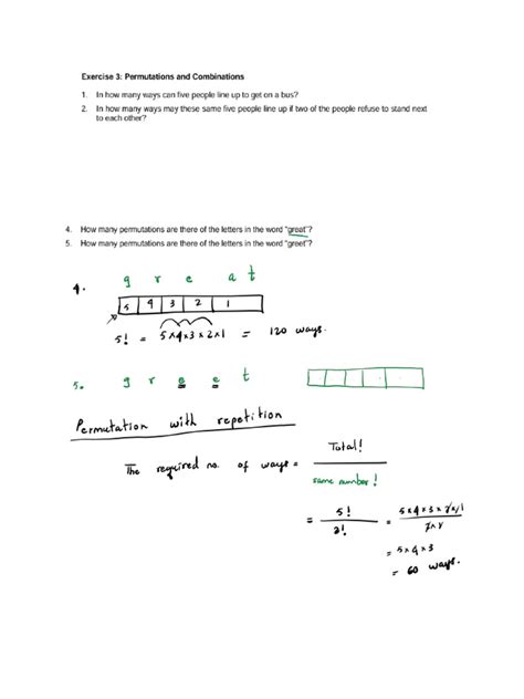 Topic 10 Permutation And Combinations 19042023 Pdf