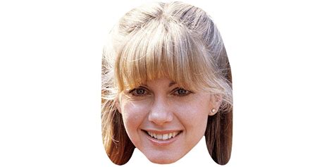 Olivia Newton John 1970s Maske Aus Karton Celebrity Cutouts