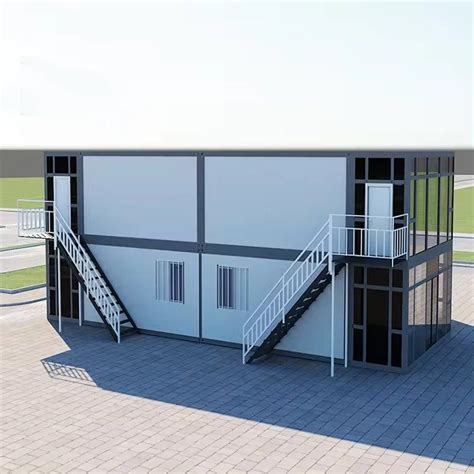 Factory Supplies High Quality Prefabricated Modular 20ft Black Flat