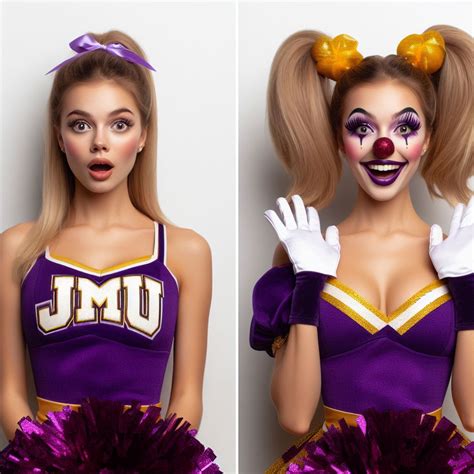 Jmu Cheerleader Turned Clown By Breadbro222 On Deviantart