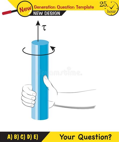 Physics Torque Eps Editable Stock Illustration Illustration Of