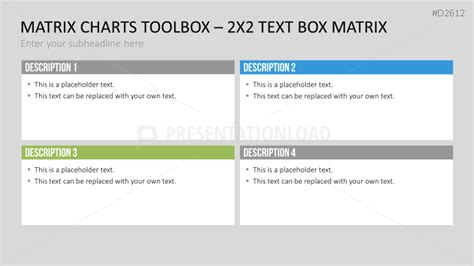 Matrix Charts PowerPoint Template Toolbox