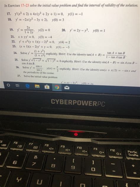 Solved In Exercises Solve The Initial Value Problem Chegg