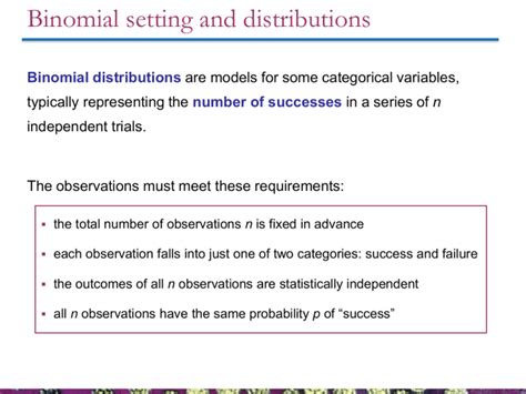Binomial And Poisson Distributions Statistics Presentation