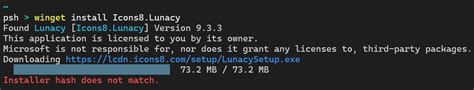Winget Installation Is Failing Lunacy Icons8 Community