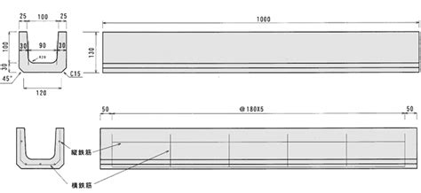 U字溝100｜製品情報／有明コンクリート工業株式会社