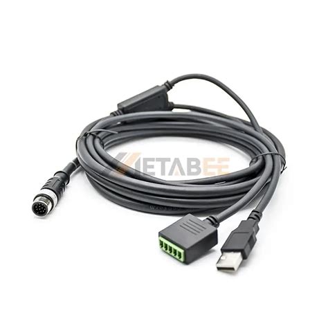 M12 12 Pin A Coded Male To Usb And Terminal Adapter Cable Metabeeai