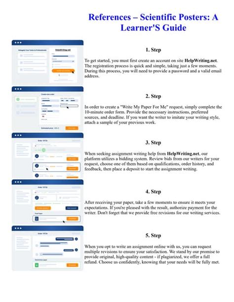 References Scientific Posters A Learners Guide Pdf