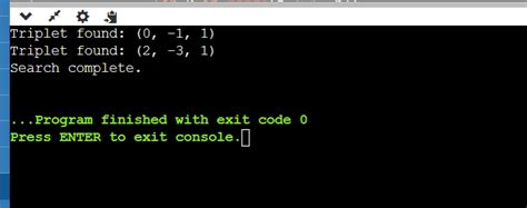 find triplets with zero sum tpoint tech