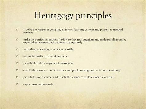 Heutagogy Basics Ppt