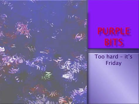 Purple Bits Pptx