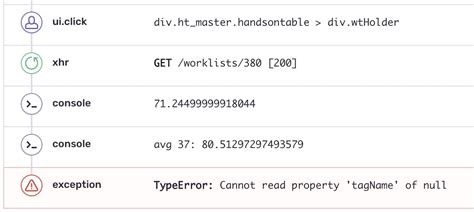 Cannot Read Property Tagname Of Null · Issue 6926 · Handsontable