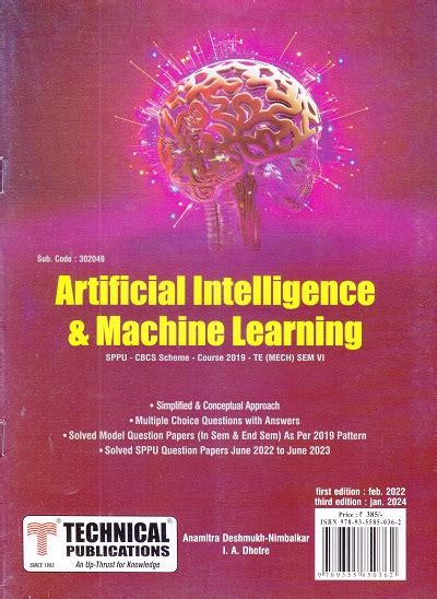 Artificial Intelligence And Machine Learning Mech Sem 6 Sppu