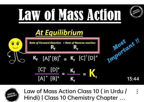 Law Of Mass Action Definition And Equation Artofit