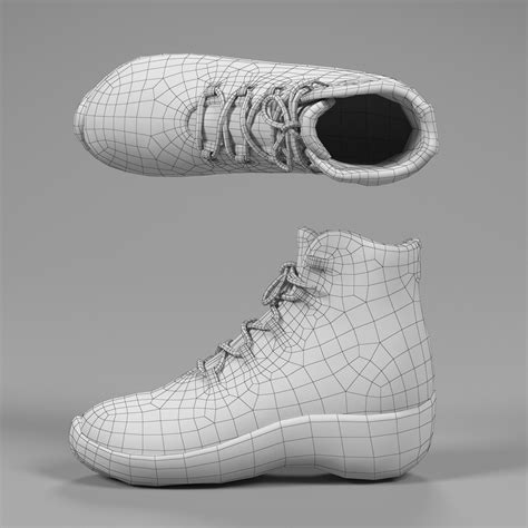 Artstation Shoes Pbr Lowpoly Max Fbx Resources